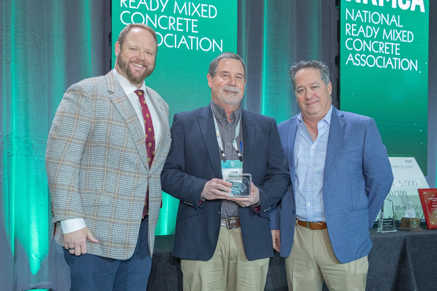 John Cook receives Gaynor Award - Thomas Concrete